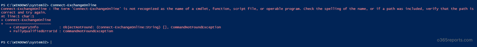 Connect to Exchange Online PowerShell Without Basic Auth