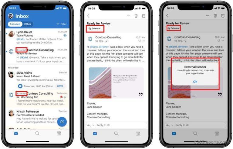 Outlook External Tagging for e-mail on EXO