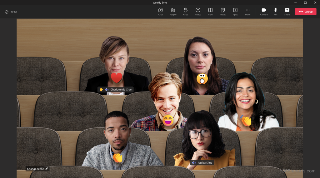 New Usability Improvements to Together Mode in Microsoft Teams Meetings