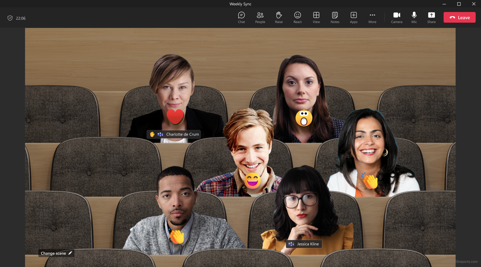 New Usability Improvements to Together Mode in Microsoft Teams Meetings