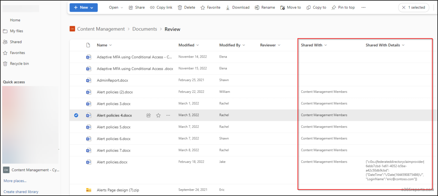 How to Manage Shared Files and Folders in OneDrive and SharePoint?