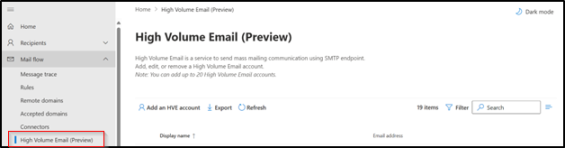 High Volume Email in Exchange Online