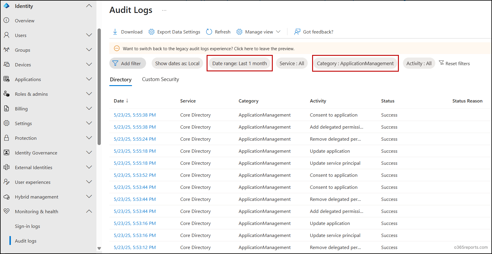 Audit Entra App Operations Using PowerShell