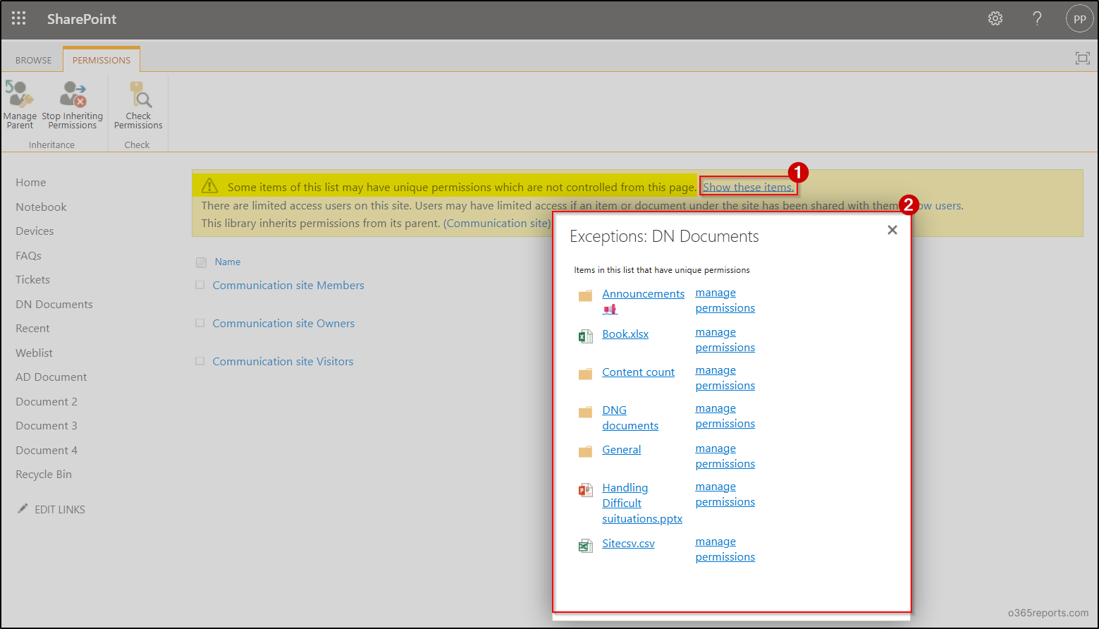 Understand Permission Inheritance in SharePoint Online