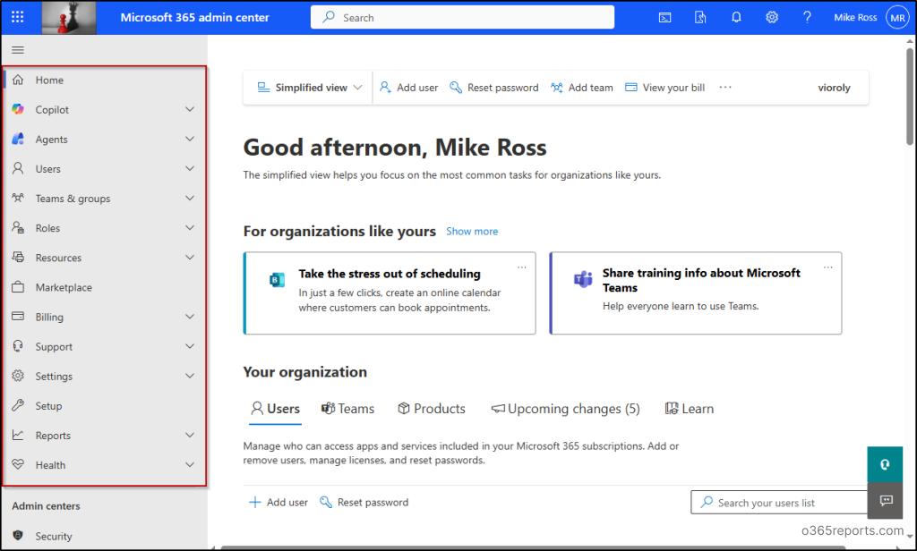 What is Microsoft 365 Admin Center