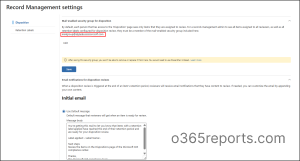 How to Set up Disposition Review in Microsoft Purview